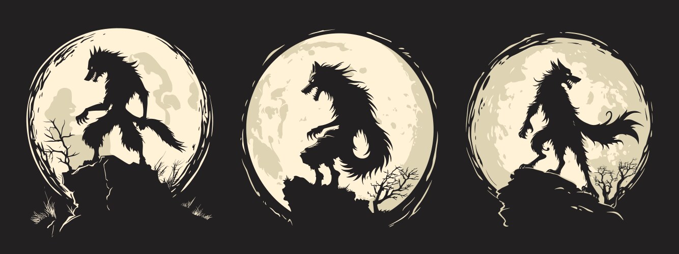 Cartoon Werewolf Vector Images (over 2,900)
