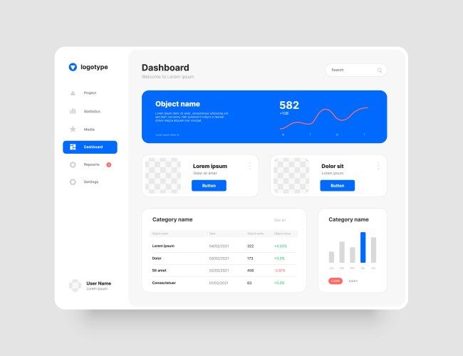 Wireframe ui kit for login and sign up Royalty Free Vector