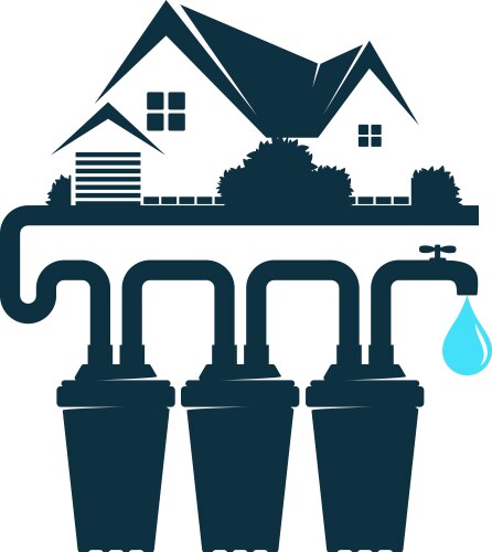 Installation repair and maintenance water Vector Image