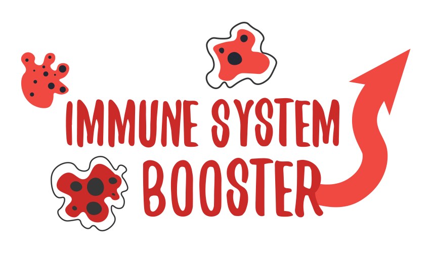 Immune system icon logo health bacteria Royalty Free Vector
