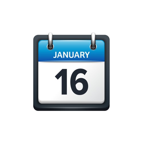 November 16 flat daily calendar icon Royalty Free Vector November 16 flat daily calendar icon Royalty Free Vector