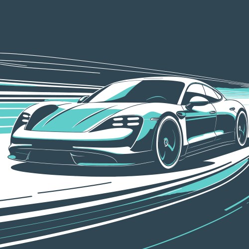 Blue Car Top View Vector Images (over 560)