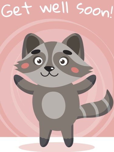 Get well soon concept Royalty Free Vector Image