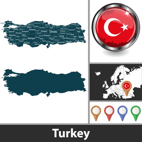 Turkey Map Vector Images (over 6,000)
