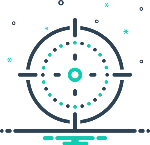 Target idea Royalty Free Vector Image - VectorStock