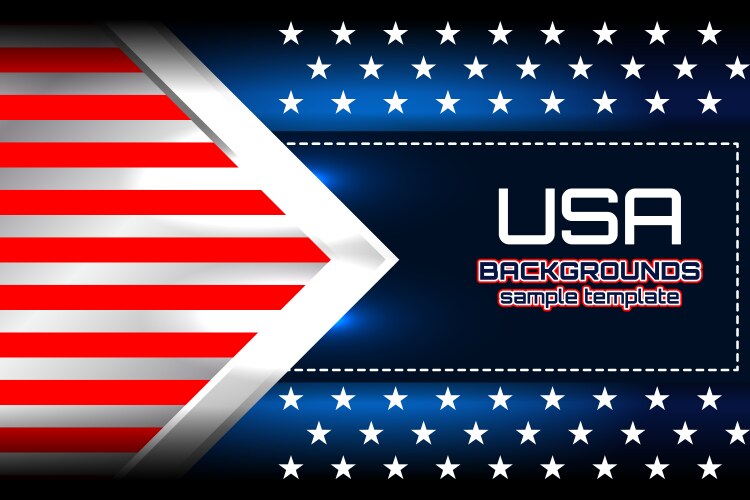 Usa background Royalty Free Vector Image - VectorStock