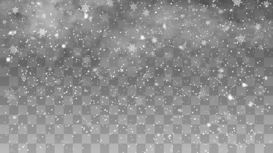 Falling snow overlay background Royalty Free Vector Image