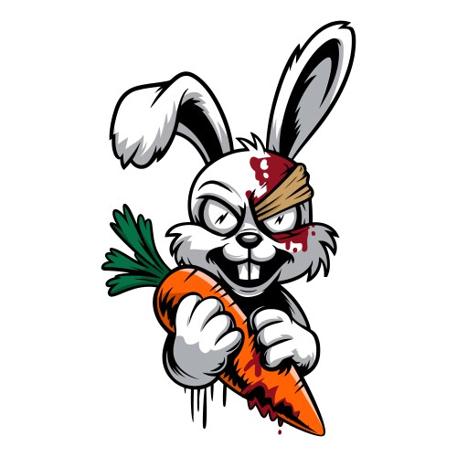 Angry Rabbit Vector Images (over 1,100)