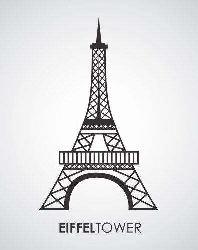 Eiffel tower Royalty Free Vector Image - VectorStock