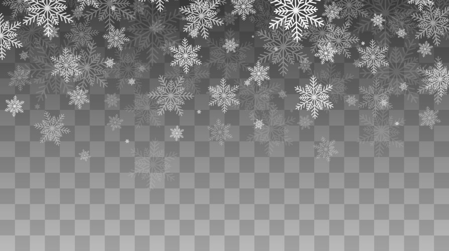 Falling snow overlay background Royalty Free Vector Image