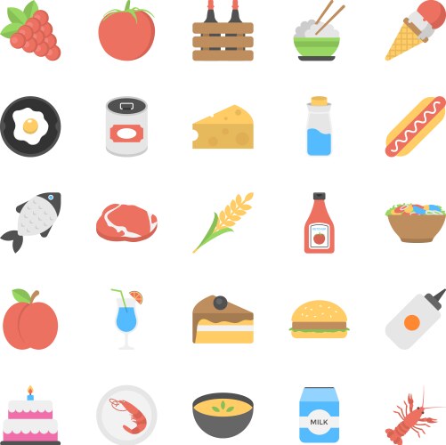 Food Royalty Free Vector Image - VectorStock