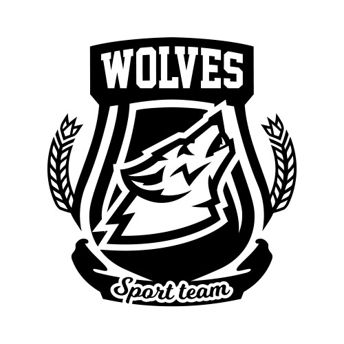 Howling wolf Royalty Free Vector Image - VectorStock