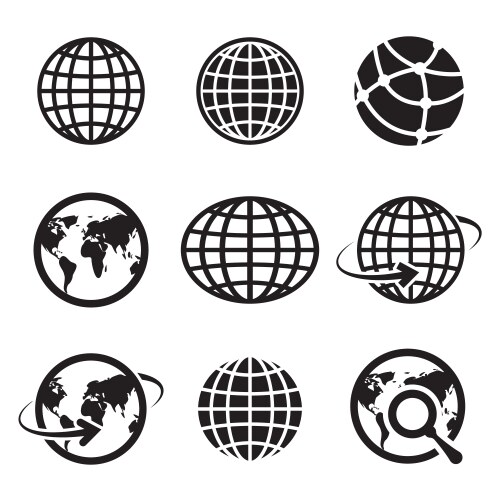 World Globe Outline Vector Images (over 61,000)