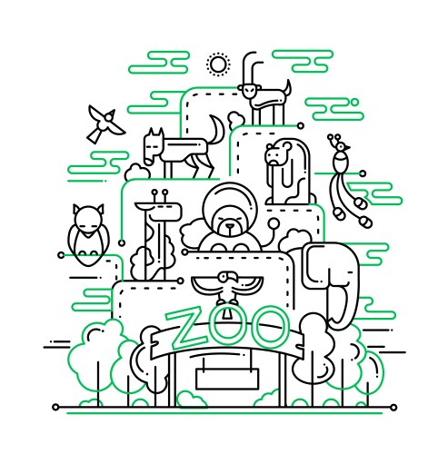 Zoo Cartoon Vector Images (over 250,000)