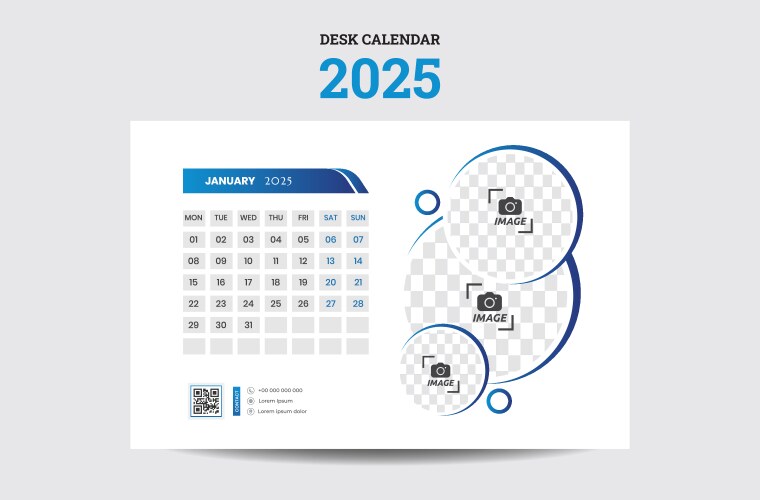 Calendar design Royalty Free Vector Image - VectorStock