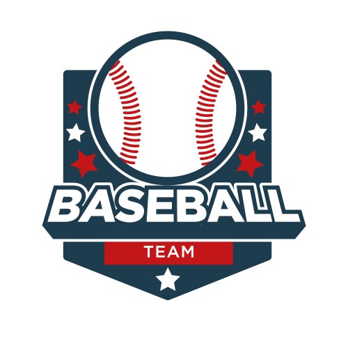 Baseball logo Royalty Free Vector Image - VectorStock