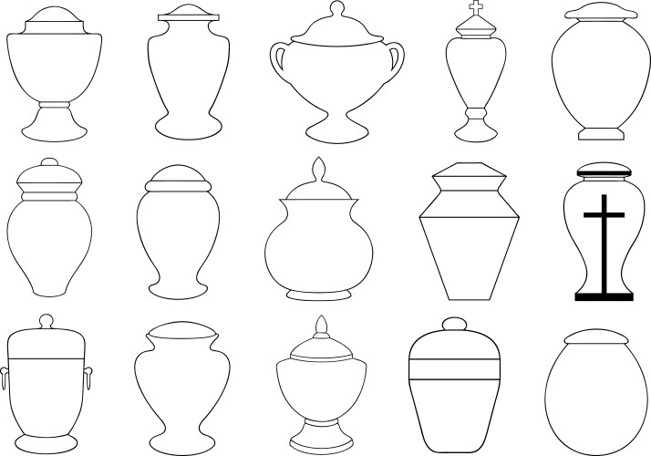 Cremation Jar Vector Images (over 370)