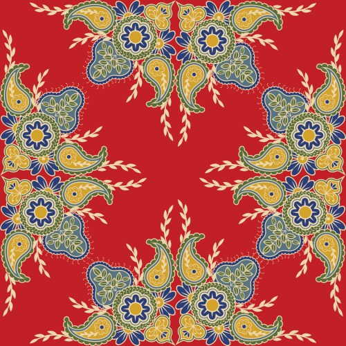 Indian traditional pattern Royalty Free Vector Image