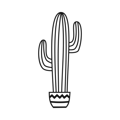 Cactus Outline Vector Images (over 12,000)