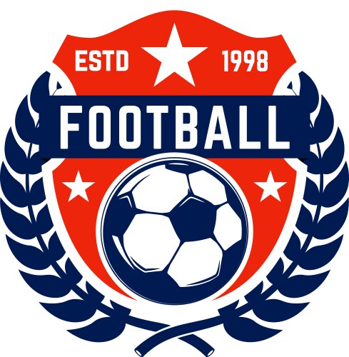 Set of the football labels emblems and design Vector Image