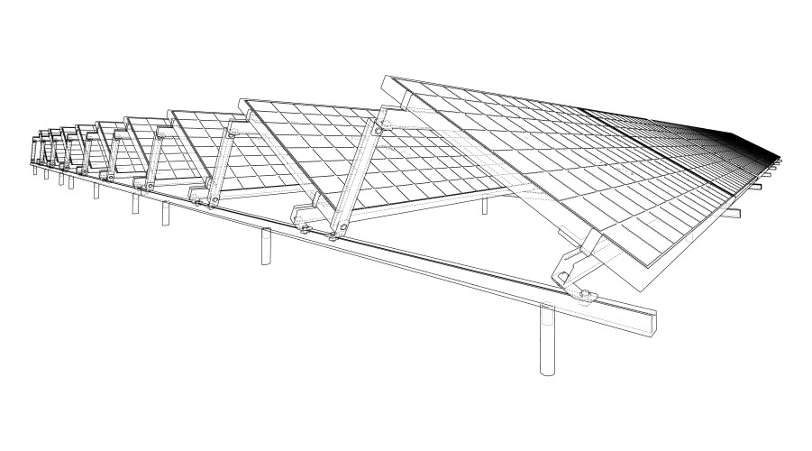 Solar panel concept Royalty Free Vector Image - VectorStock