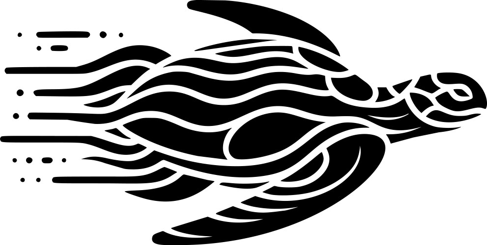 Graceful dance of jellyfish in monochrome Vector Image