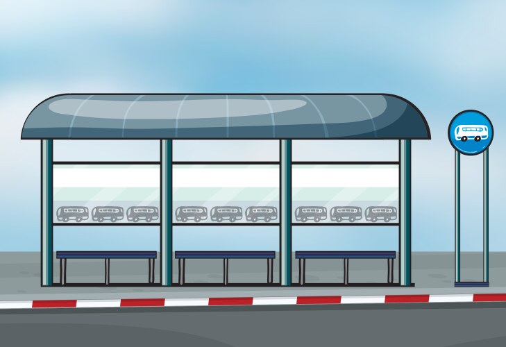 Bus Stop Cartoon Vector Images (over 2,900)
