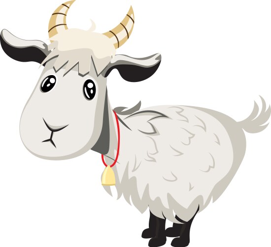 Cartoon Goat Character Royalty Free Vector Image