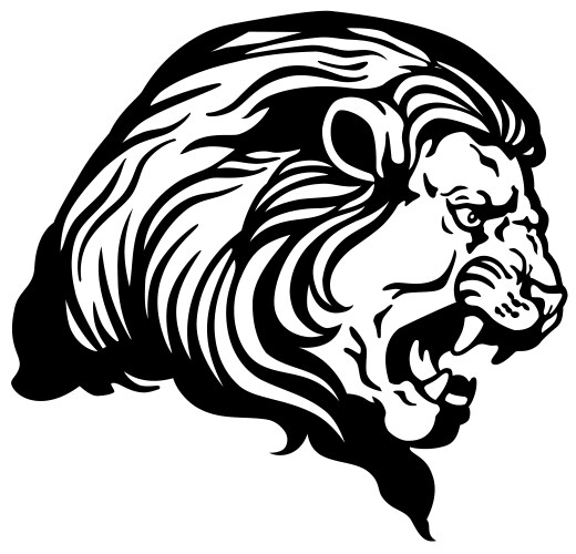 Gothic lion Royalty Free Vector Image - VectorStock