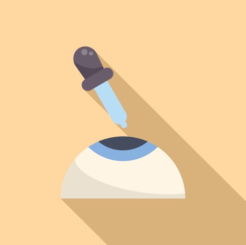 Human eye with medical cross showing concept Vector Image