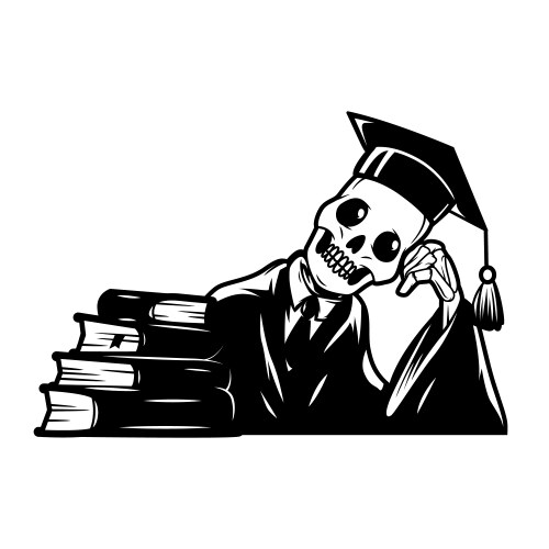 Graduation Skeleton Vector Images (95)