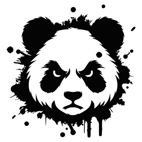 Angry Panda Vector Images (over 970)