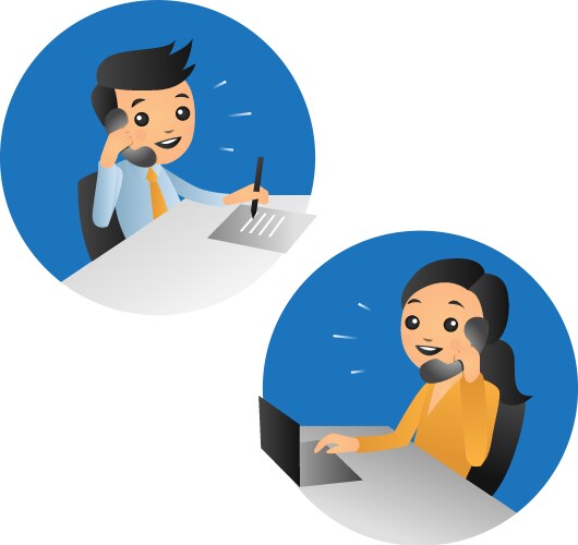 People Phone Call Vector Images (over 26,000)