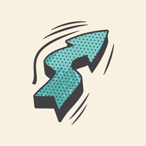 Cartoon lightning sprite animation thunderbolt Vector Image