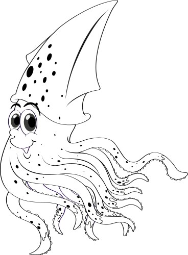 Squid Outline Vector Images (over 3,600)