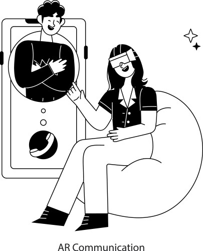 Ar learning Royalty Free Vector Image - VectorStock