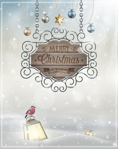 Christmas greeting card Royalty Free Vector Image
