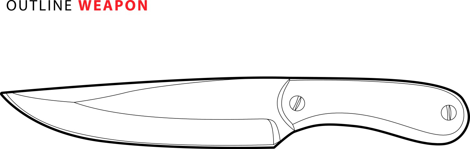 Knife Outline Vector Images (over 53,000)