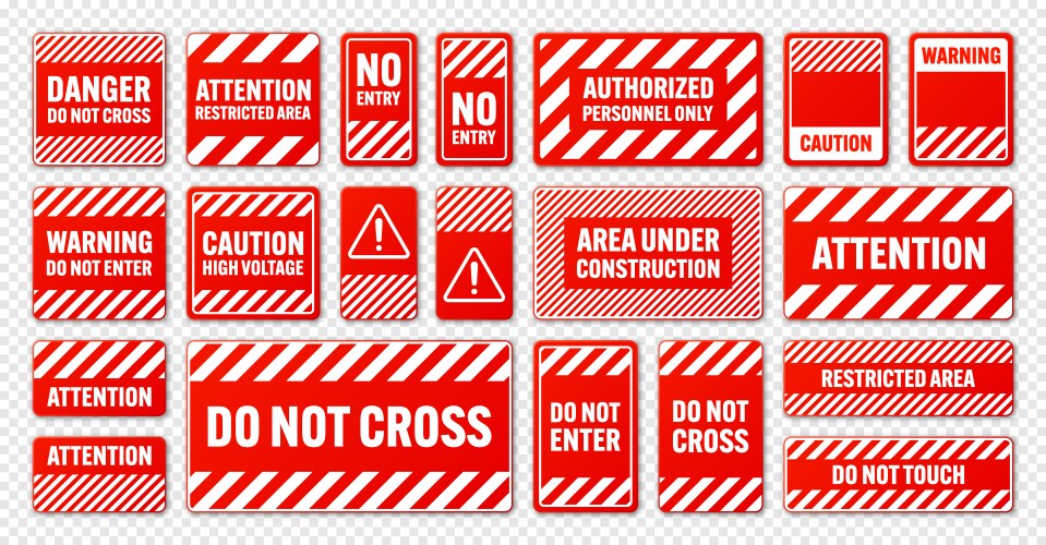Warning background Royalty Free Vector Image - VectorStock