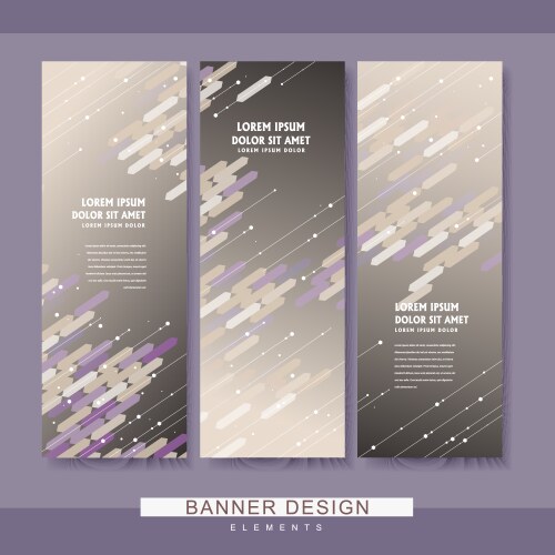 Gorgeous banner template design Royalty Free Vector Image