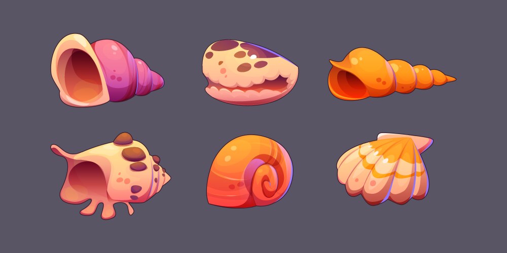 Conch Shell Cartoon Vector Images (over 1,900)