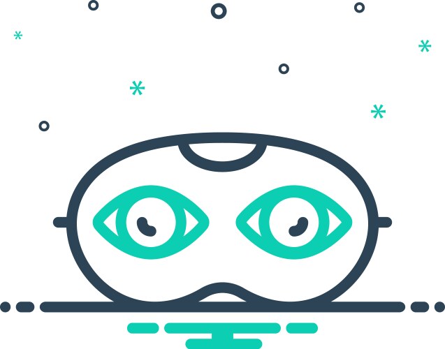 Vision loss Royalty Free Vector Image - VectorStock