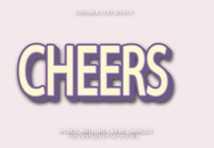 Pineapple editable text effect cartoon style Vector Image