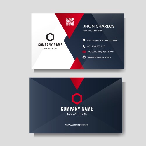 Executive Business Card Designs Corporate Business Card Template