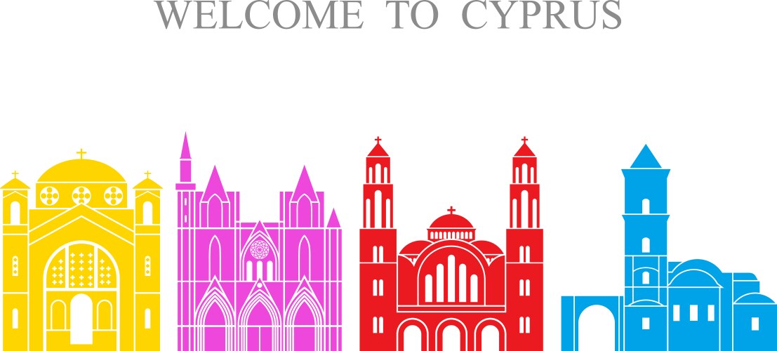 Cyprus Monuments Vector Images (49)
