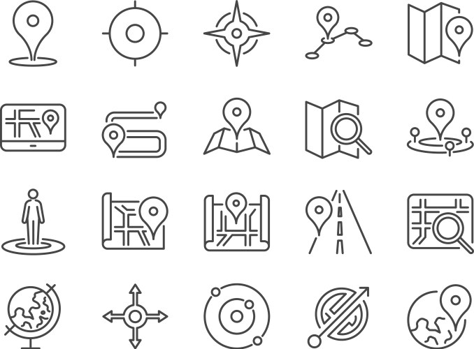 Hair salon icon set Royalty Free Vector Image - VectorStock