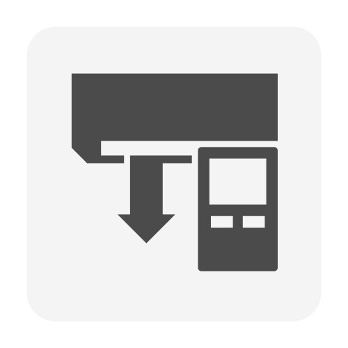 Air conditioner coil Royalty Free Vector Image