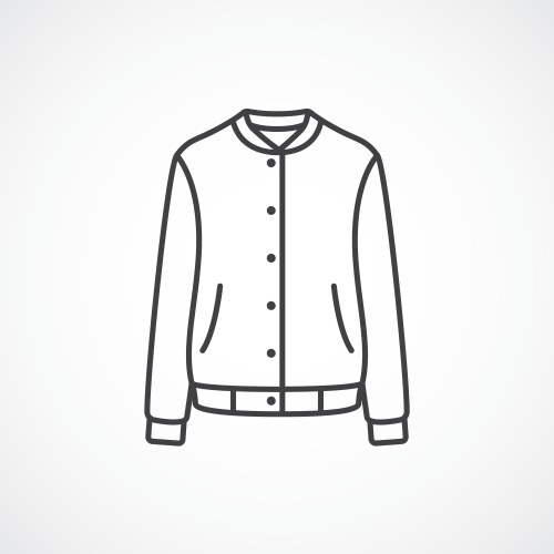 Sketch denim jacket Royalty Free Vector Image - VectorStock Sketch denim jacket Royalty Free Vector Image - VectorStock