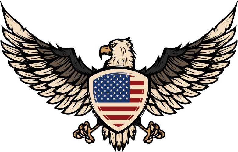 American Flag Eagle Vector Images (over 5,700)