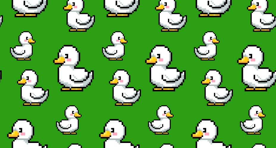 8 Bit Duck Vector Images (93)